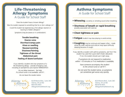 School Health Resources | Allergy & Asthma Network